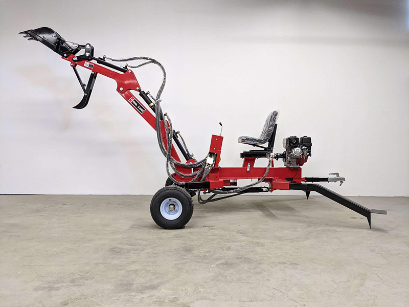 9hp 15hp gasoline engine ATV portable towable backhoe - Buy towable ...